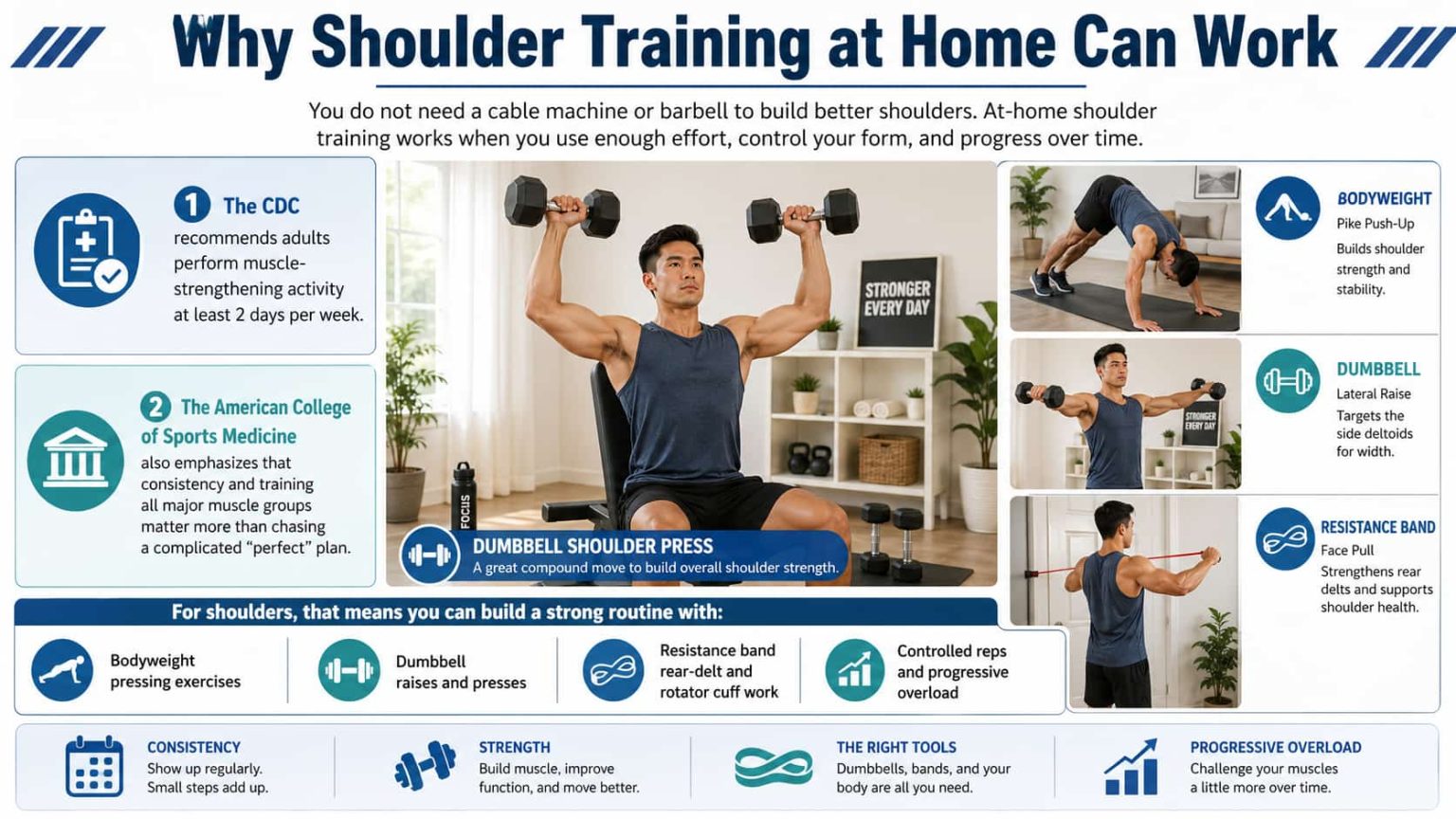 12 Best Shoulder Exercises at Home for Strong Shoulders