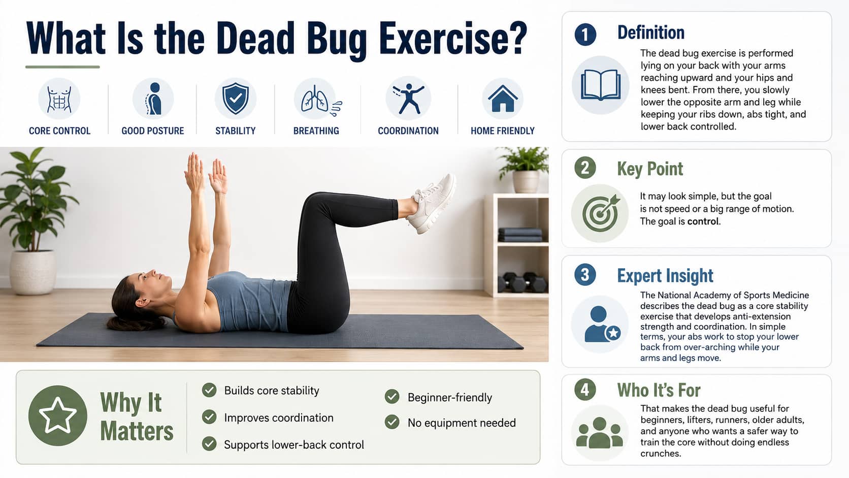 Dead Bug Exercise: Build Core Strength With Perfect Form