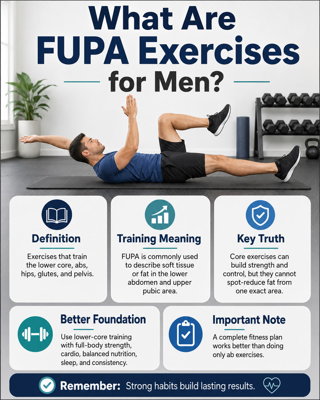 7 Best FUPA Exercises for Men: Effective Moves and Workout Plan